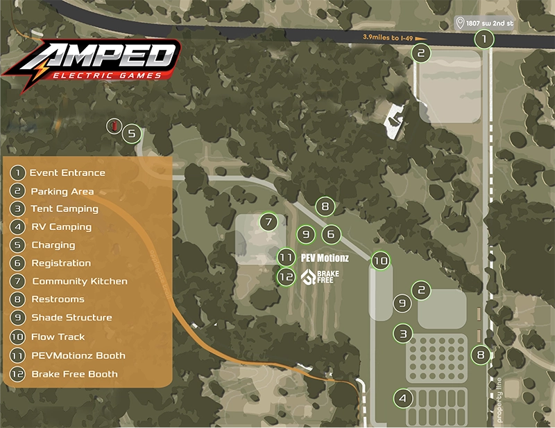 Amped 2026 Map - Amped Electric Games
